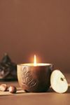 Small Spiced Acorn Leaf Wooden Acorn Candle | AnthroLiving