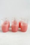 Old Flame Candle Co. Vintage 1950s Pink Blendo Glassware + Pitcher Set ...