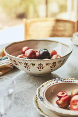 Mimi Thorisson for Anthropologie Italian Hours Ceramic Serving Bowl ...