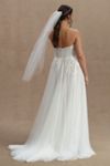 Watters Jaislyn Strapless Corset Lace Wedding Gown | Anthropologie