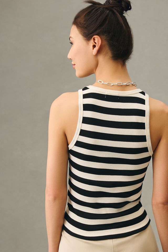 T.La Striped Racerback Tank Top | Anthropologie