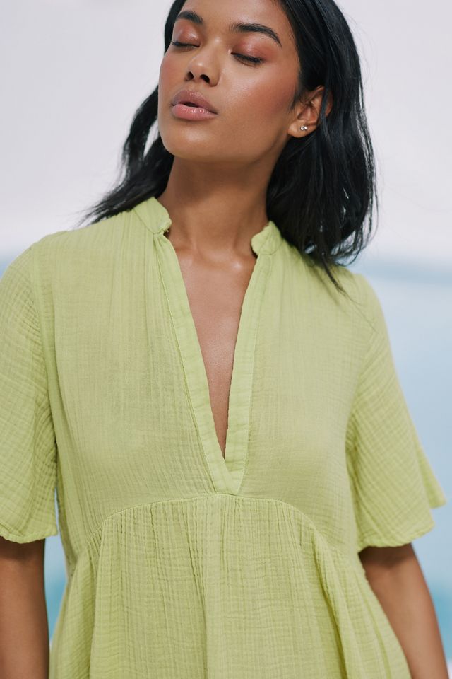 The Kallie Flowy Tunic Dress | Anthropologie