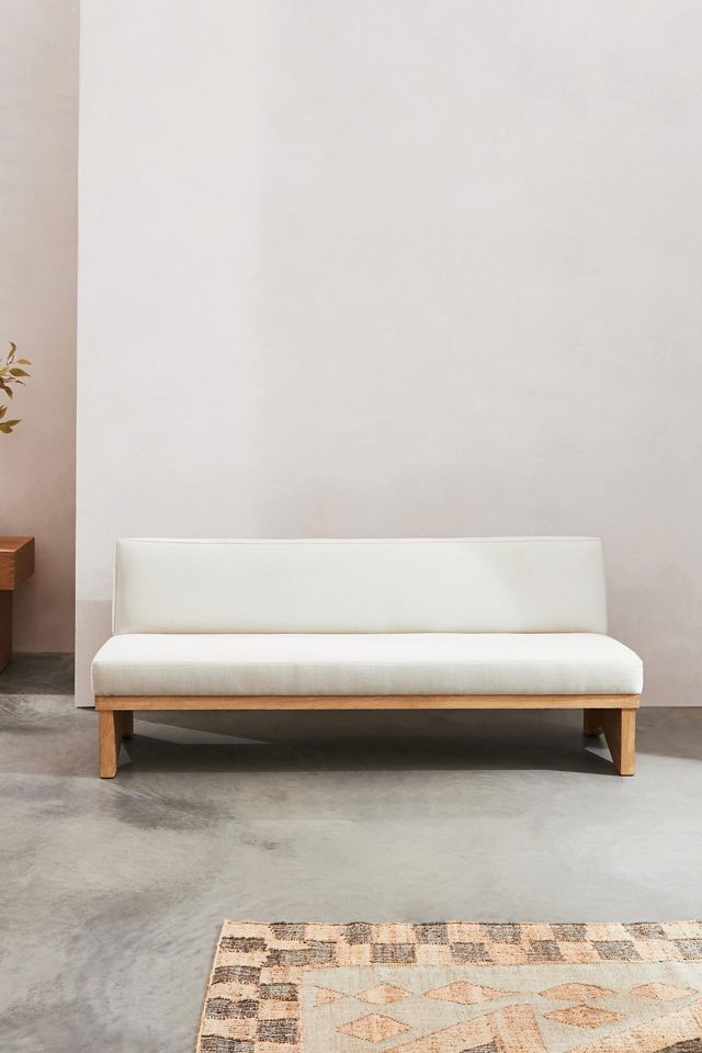 Lemieux et Cie Belgian Linen Pierre Plinth Sofa | AnthroLiving