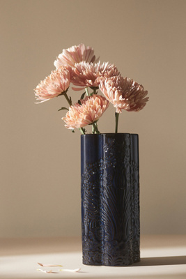 Gemma Etched Ceramic Vase, Medium | Anthropologie UK