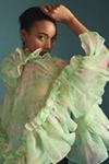 Selkie Ruffled Opera Cape | Anthropologie