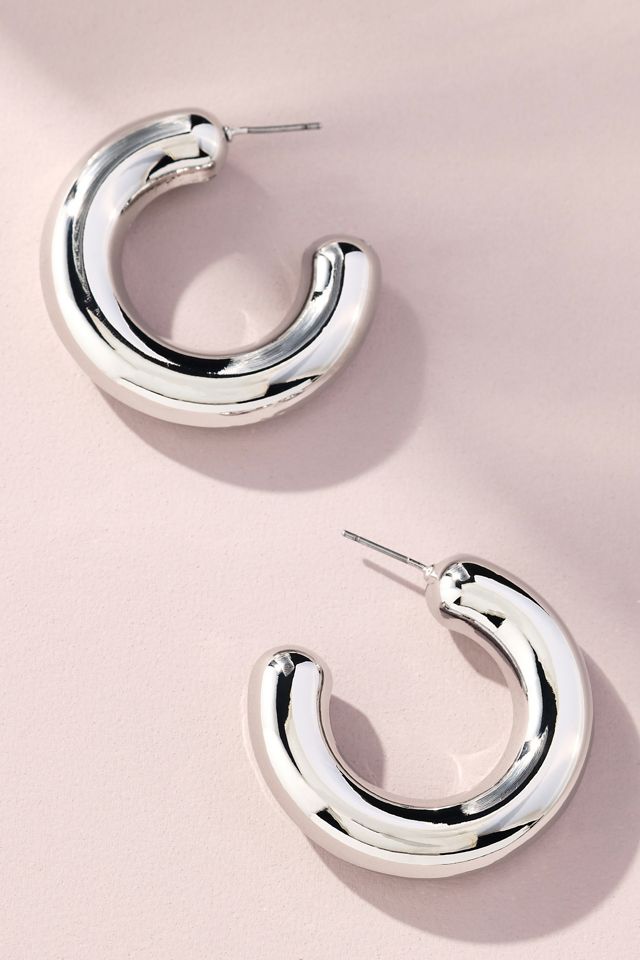 Large Bubble Hoop Earrings | Anthropologie