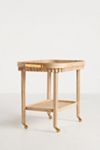 Norma Oak Bar Cart Trolley | Anthropologie UK
