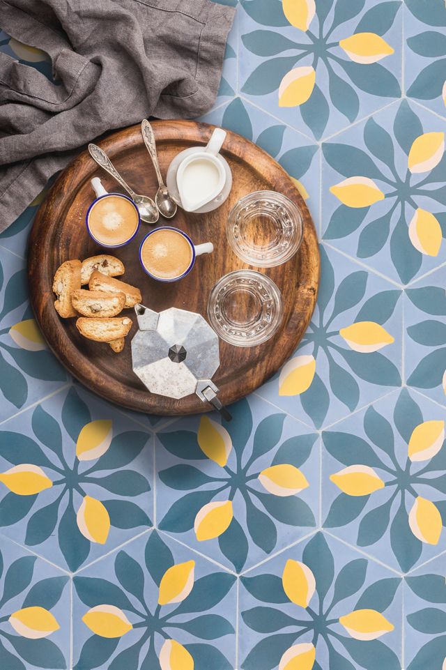 Grow House Grow Lemonade Cement Tile | AnthroLiving