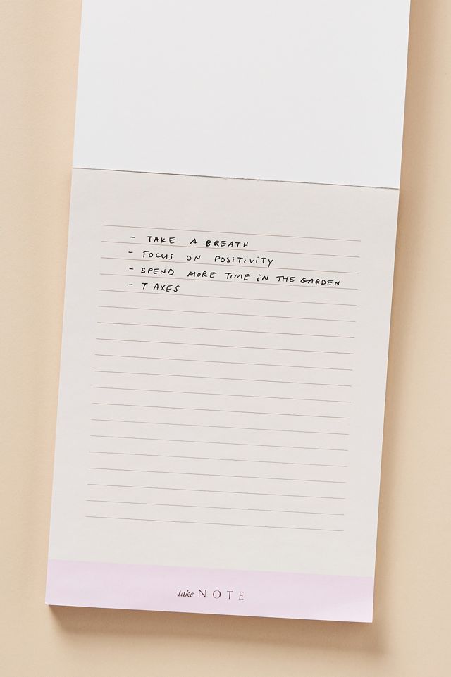 Fringe Studio Daily Guidelines Layered Gallery Notepad | Anthropologie