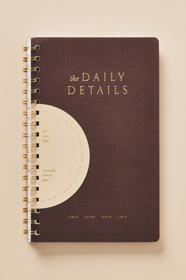 Fringe Studio Daily Details Spiral Notebook | AnthroLiving