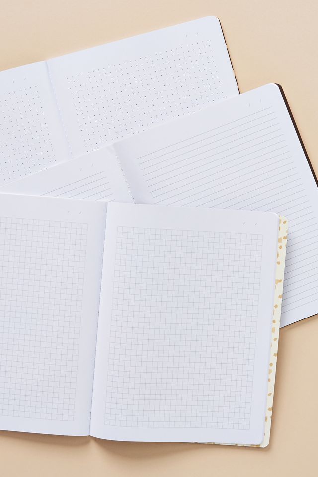 Fringe Studio Paperback Notebooks, Set of 3 | AnthroHome