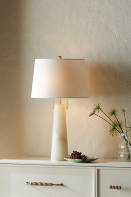 Austen Alabaster Table Lamp | AnthroLiving