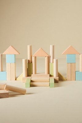 Pastel Play Blocks, Set of 40 | AnthroLiving