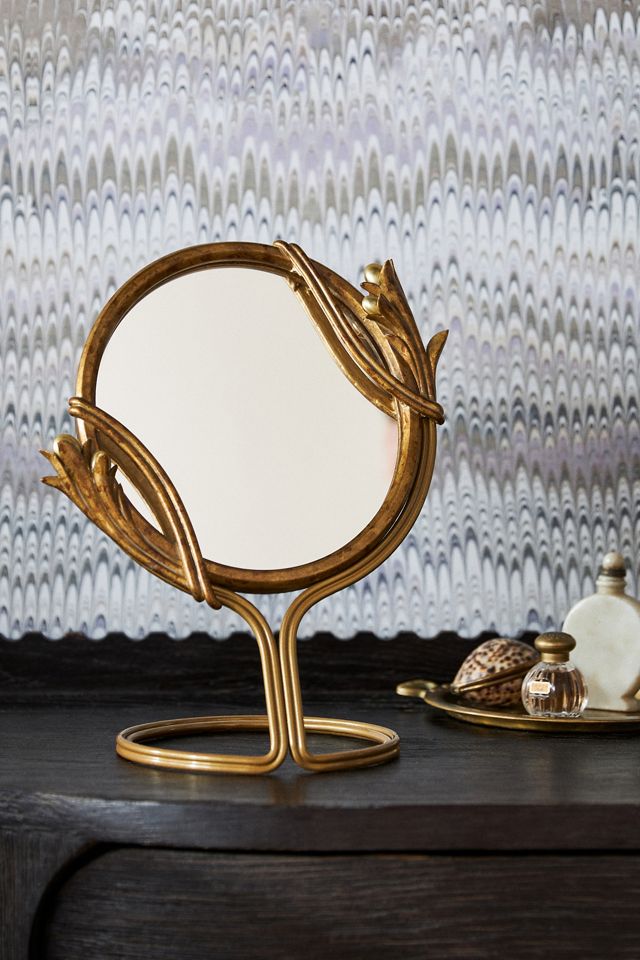 Claudia Standing Round Vanity Mirror | Anthropologie UK