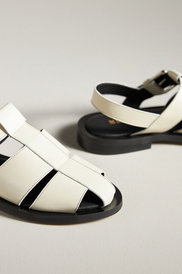 Maeve Wide-Banded Fisherman Flats | Anthropologie