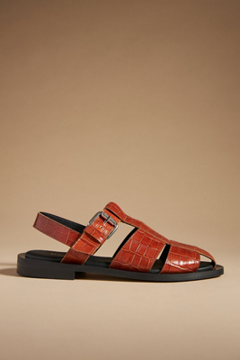 Maeve Wide-Banded Fisherman Flats | Anthropologie