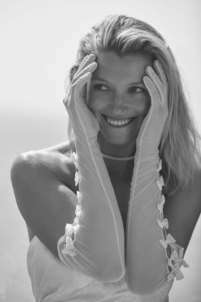 Cornelia James Jessica Tulle Opera Gloves | Anthropologie