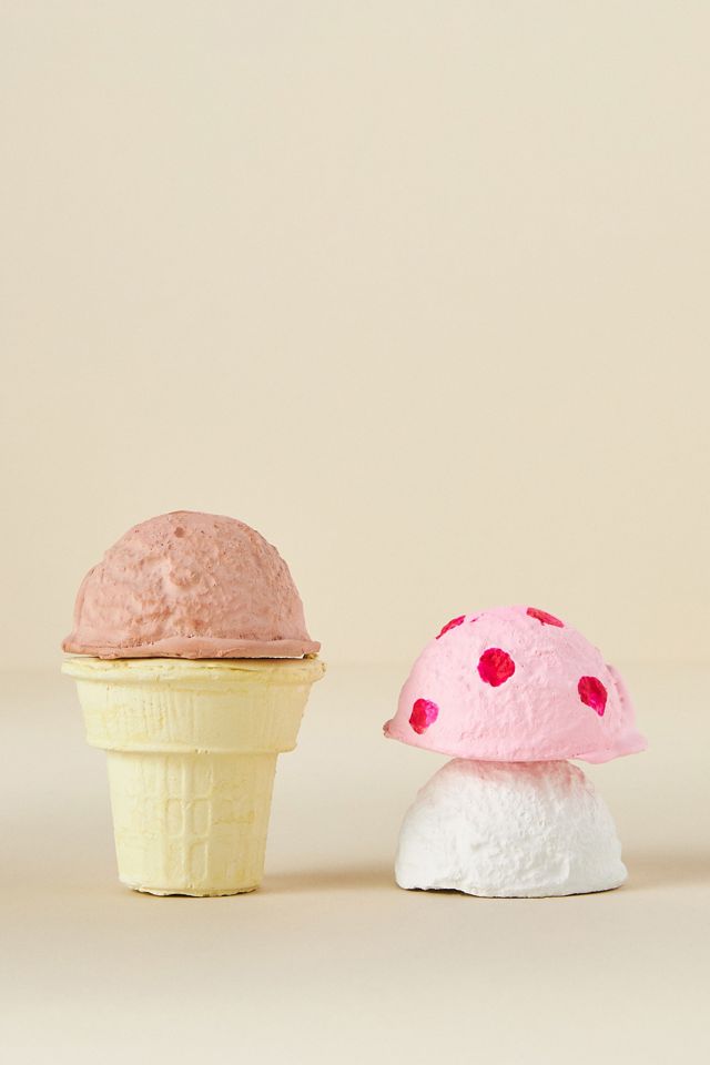 TWEE Nina's Neapolitan Ice Cream Cone Handmade Sidewalk Chalk ...