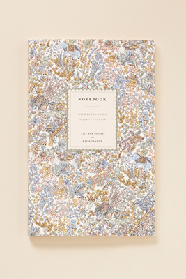 Lined Floral Notebook | AnthroLiving