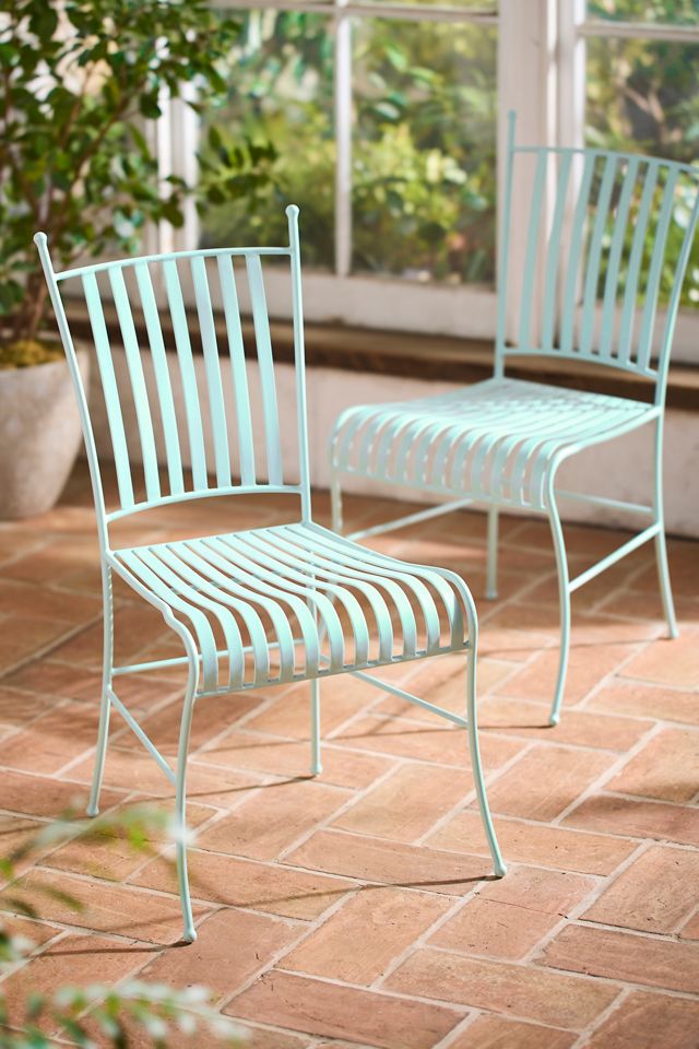 Arcadia Steel Side Chairs, Set of 2 | AnthroLiving