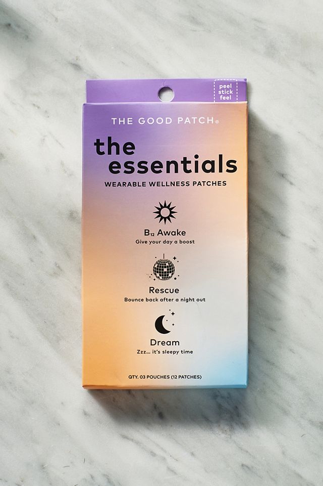 The Good Patch The Essentials Wearable Wellness Patches, Set of 12 ...