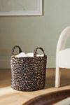 Leopard-Print Basket | AnthroLiving