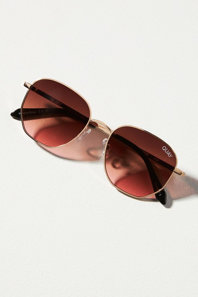 Quay Big Time Sunglasses | Anthropologie