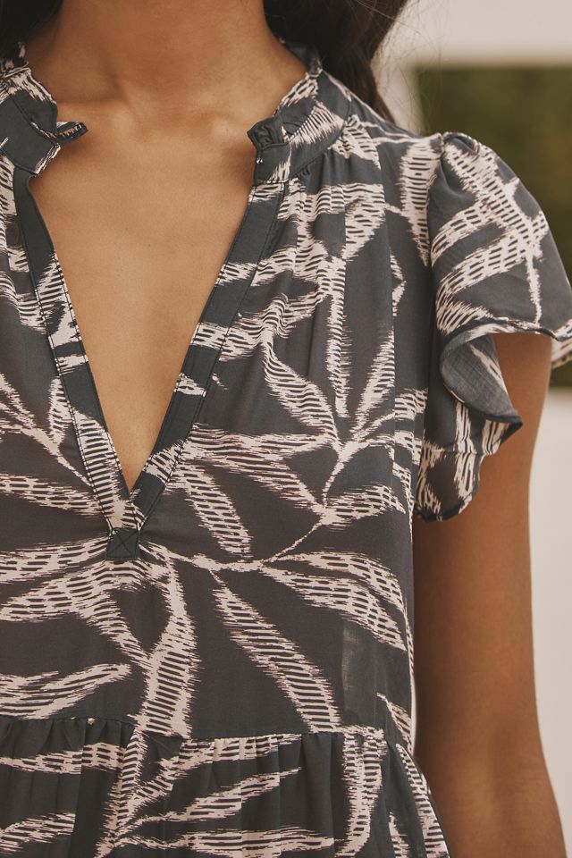 The Shelbie Tiered Mini Dress | Anthropologie