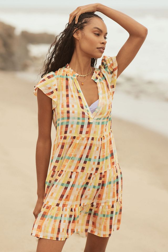 The Shelbie Tiered Mini Dress | Anthropologie