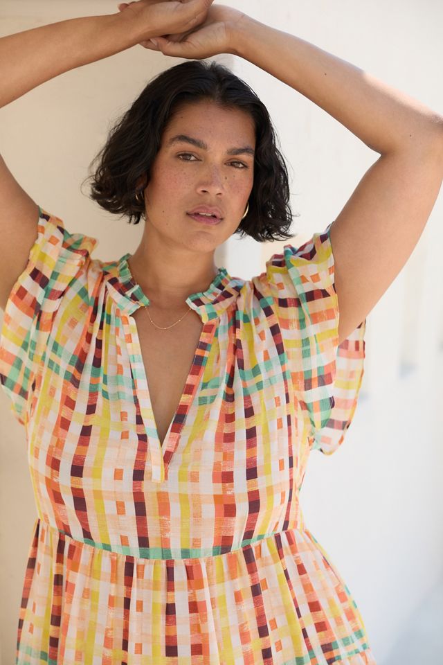 The Shelbie Tiered Mini Dress | Anthropologie