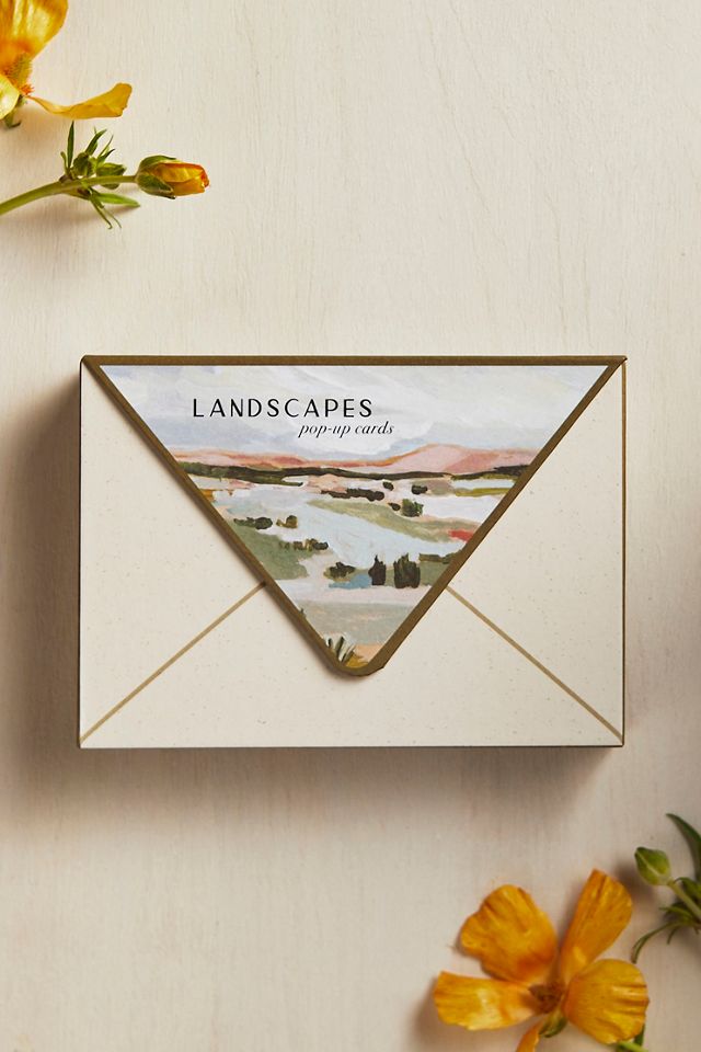 Landscape Pop Up Cards, Set of 8 | AnthroLiving