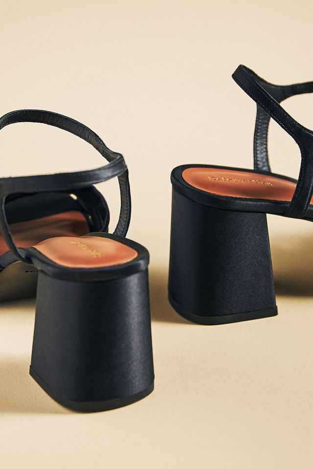 Reformation Maize Platform Heeled Sandals | Anthropologie