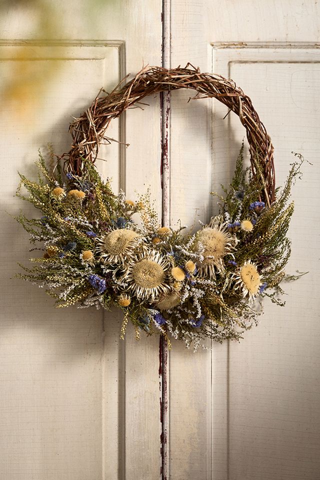 Right Side Hand Spring Bluebird Wreath | Terrain