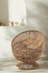 Round Rattan Swivel Rocking Chair | AnthroLiving
