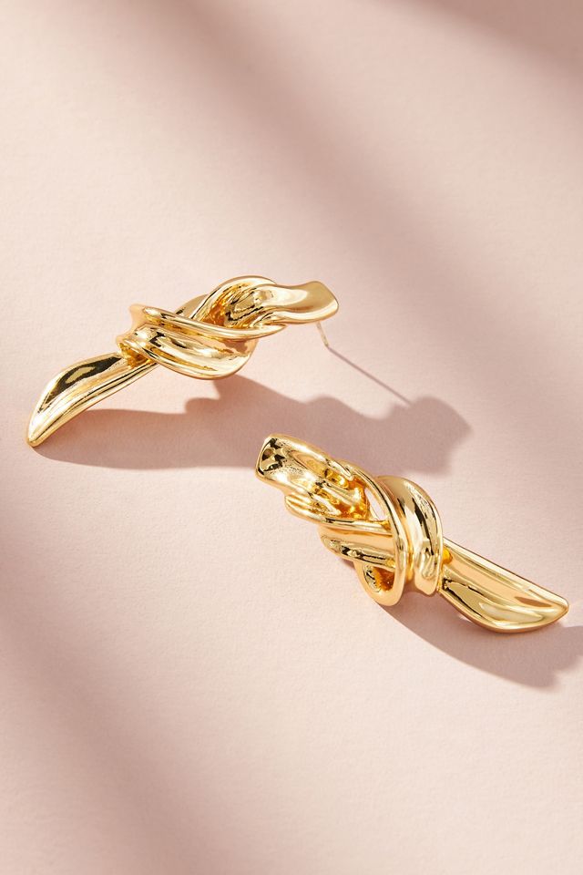 Twisted Drop Earrings | Anthropologie