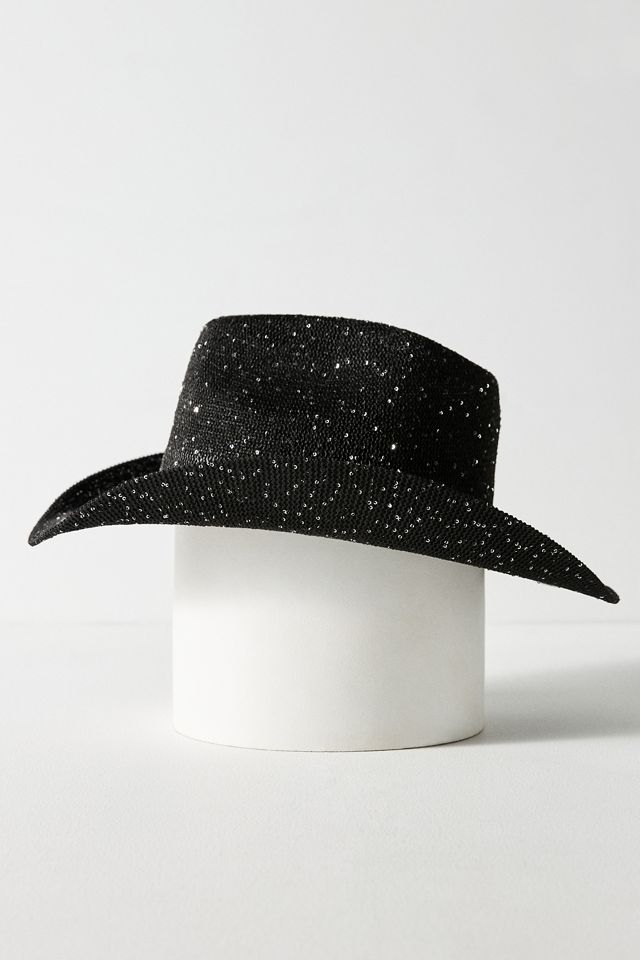 Cappello da cowboy in paglia scintillante | Anthropologie IT