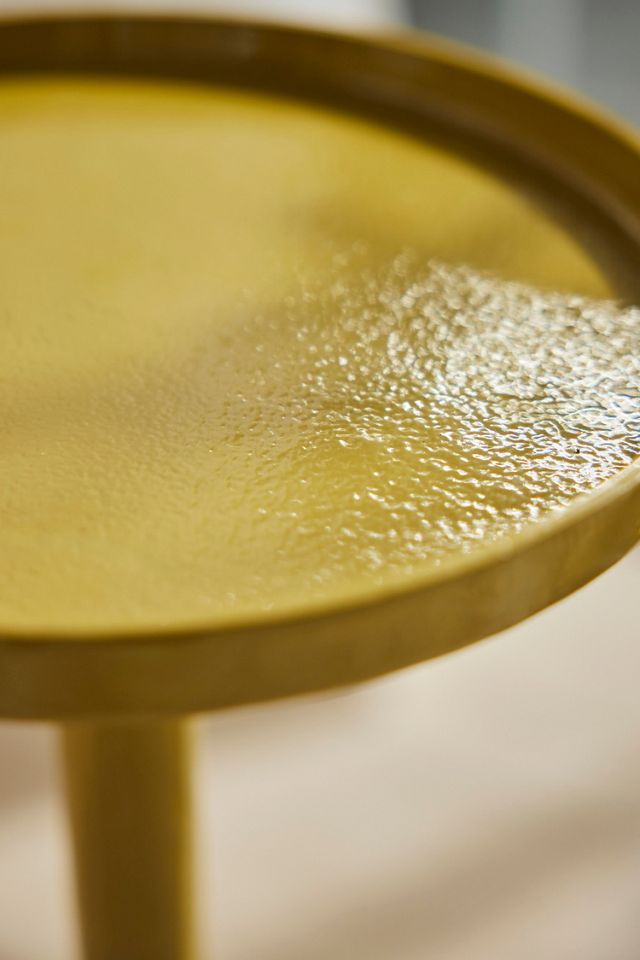 Spindle Aluminum Side Table | Anthropologie