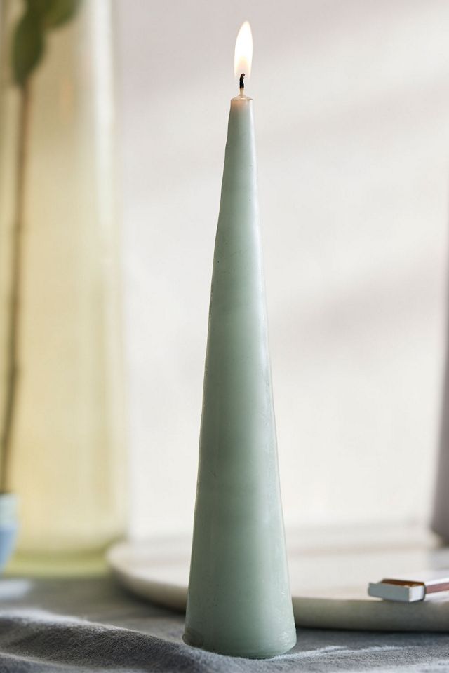 Cone Pillar Candle | Anthropologie