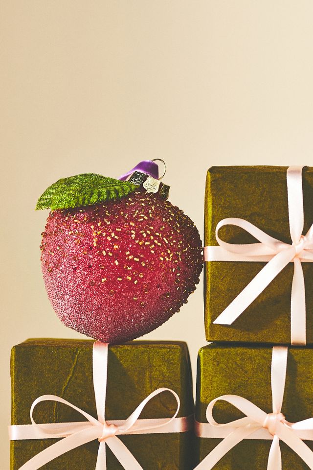 Glass Sugar Fruit Christmas Tree Decoration | Anthropologie UK
