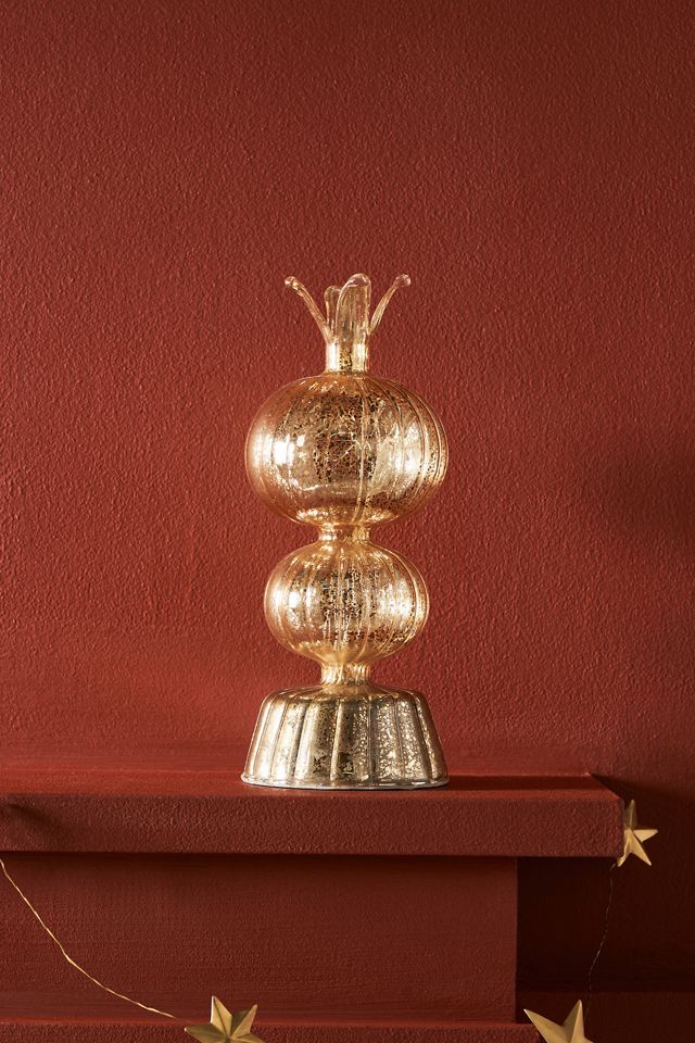 Stella Metallic Glass Figure Table Decoration, Small | Anthropologie UK