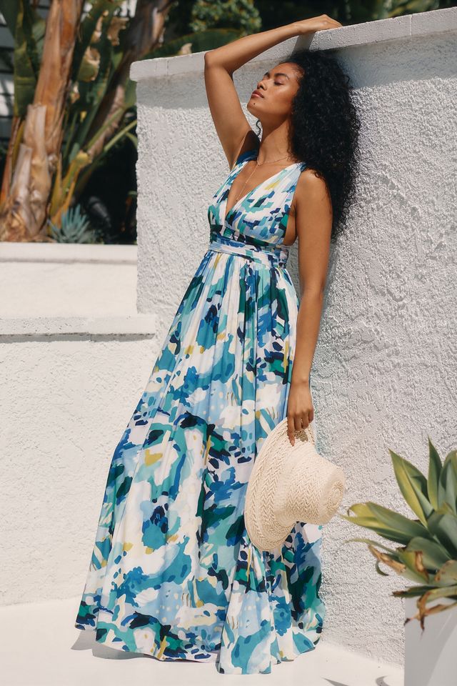 Garrie B Adena Maxi Dress | Anthropologie