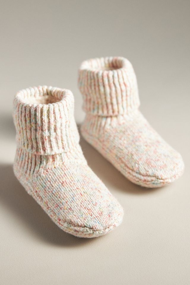 Bombas Sherpa-Lined Bootie Gripper Slippers | Anthropologie