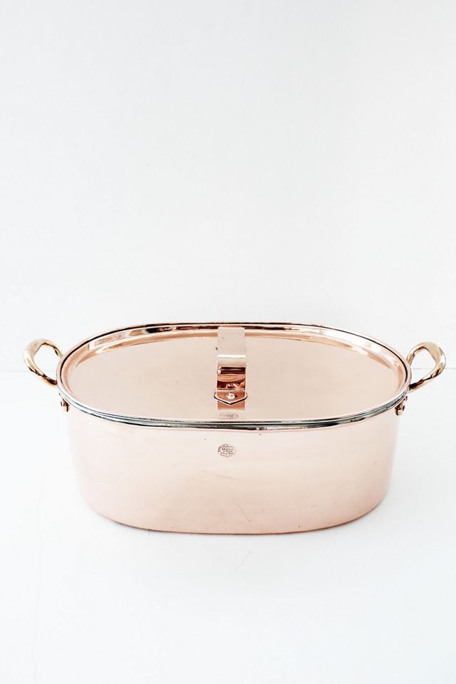 Coppermill Kitchen English Large Braising Pot With Rack | Anthropologie