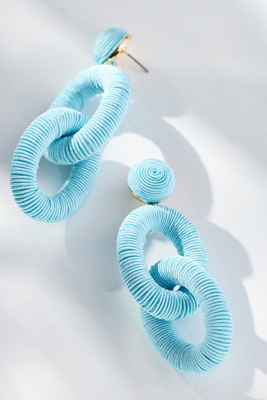 BaubleBar Threaded Drop Earrings | Anthropologie