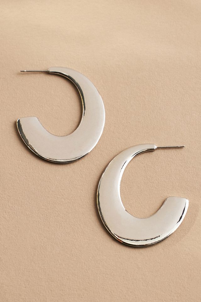 Mod C-Hoop Earrings | Anthropologie