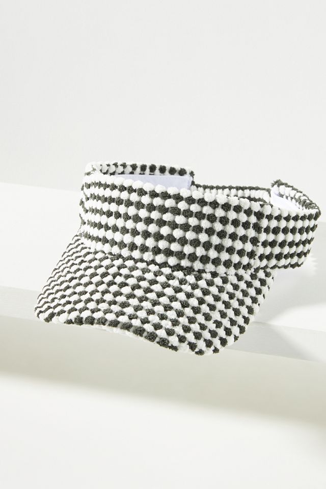 Textured Dot Sun Visor | Anthropologie UK
