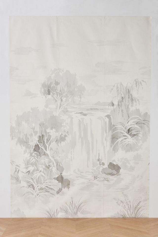 Waterfall Linen Mural | AnthroLiving