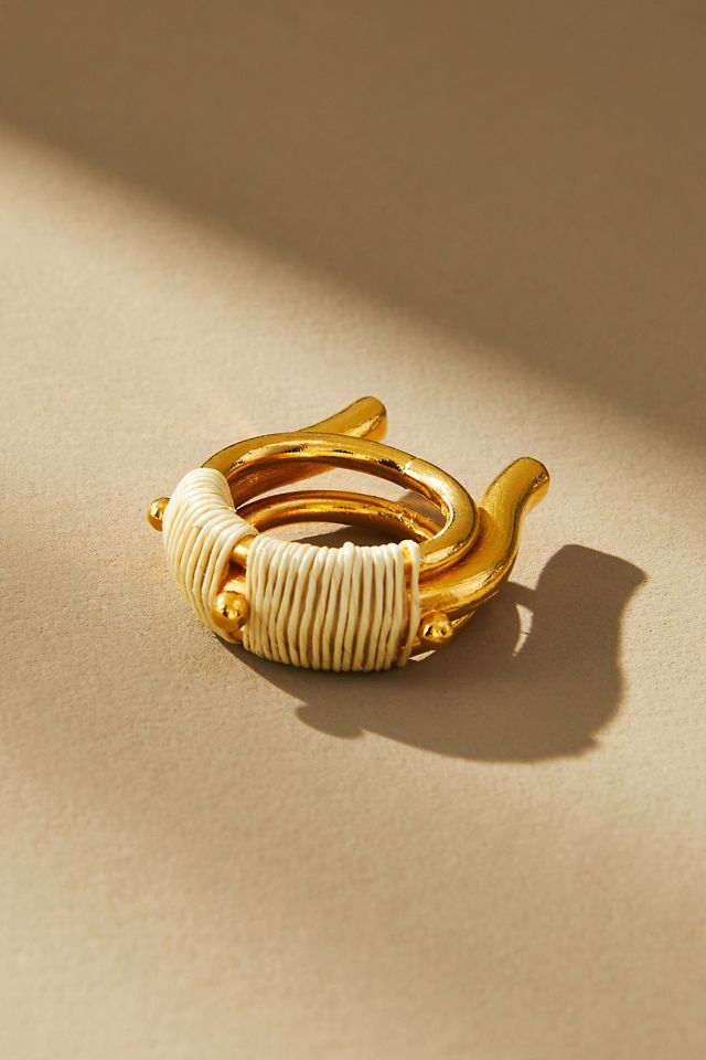 Bamboleira Handmade Faro Maxi Ring | Anthropologie
