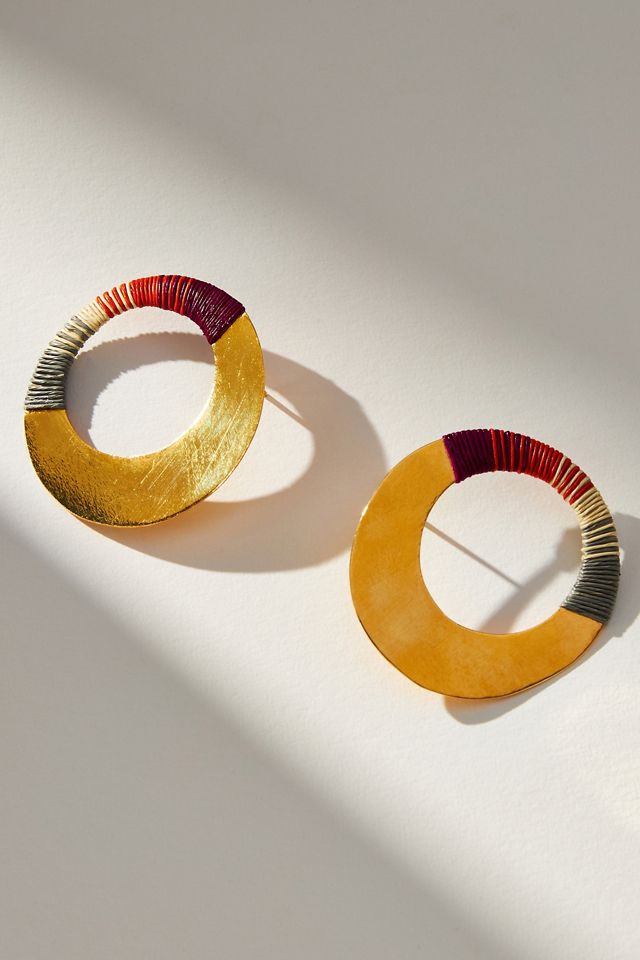 Bamboleira Handmade Venus Maxi Earrings | Anthropologie