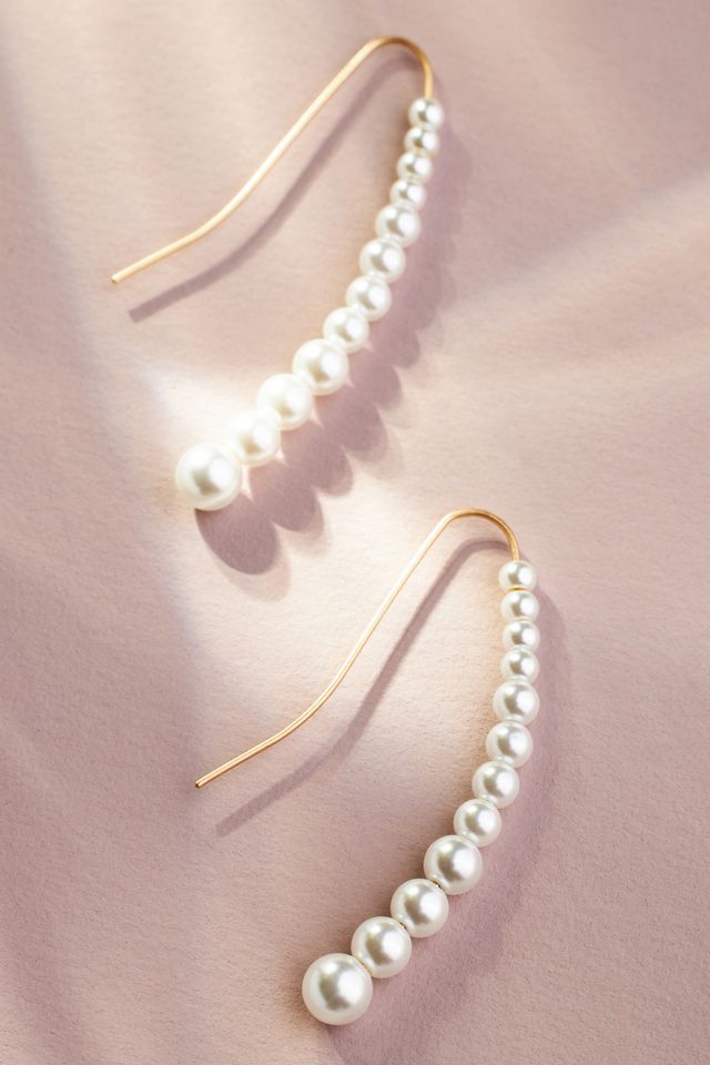 Pearl Hook Earrings | Anthropologie